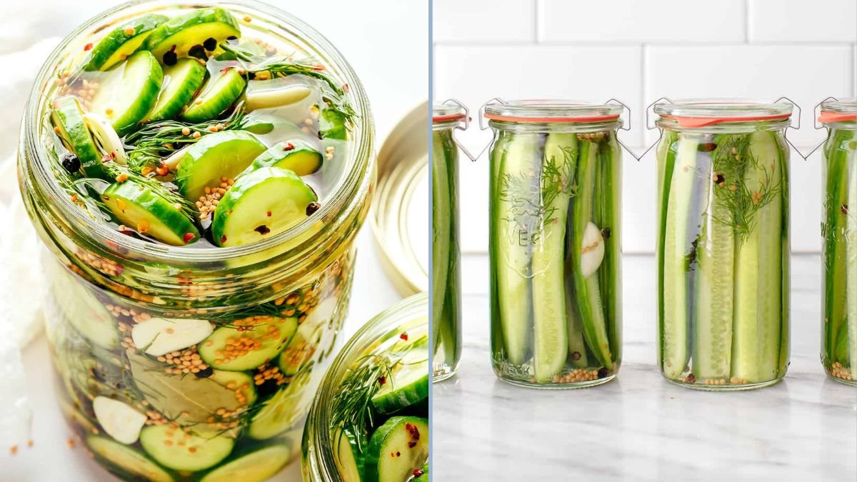 Quick Pickles from Your Own Cucumbers - Bademiya
