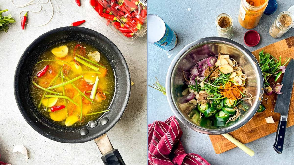 Using Herb Stems in Cooking - Bademiya
